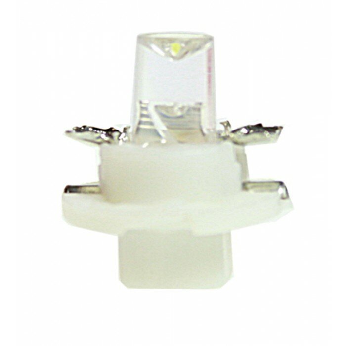 Лампа светодиод 12V T5 B8.4D-02 1LED W1.2W Base: B8.4D 0.18W 5lm белый с патроном NORD YADA