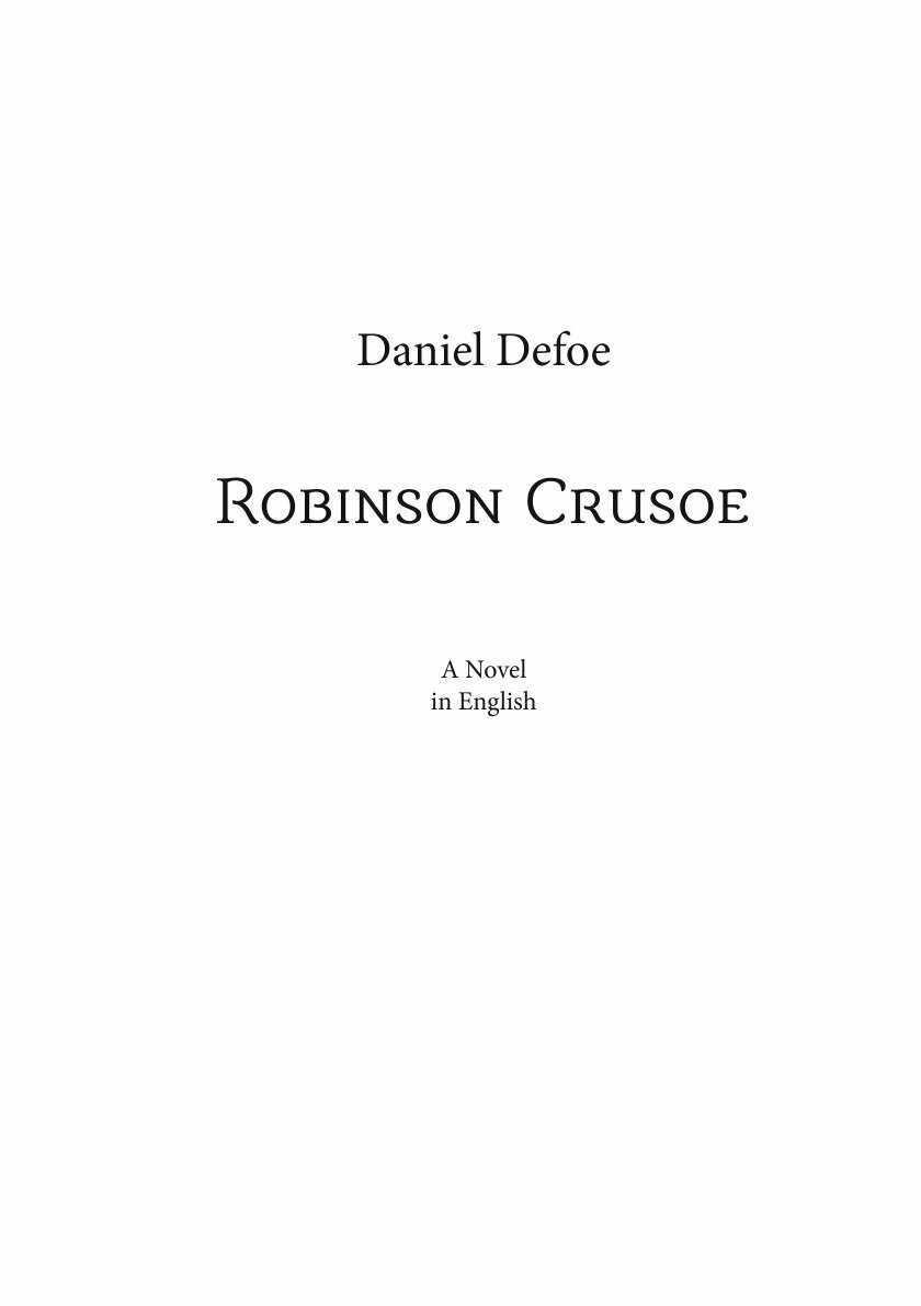 Robinson Crusoe — фото 1
