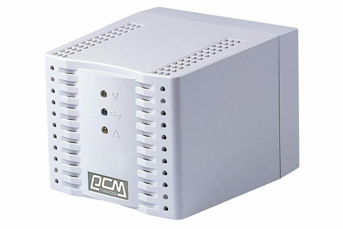 Стабилизатор напряжения Powercom TCA-3000 1500Вт 3000ВА белый