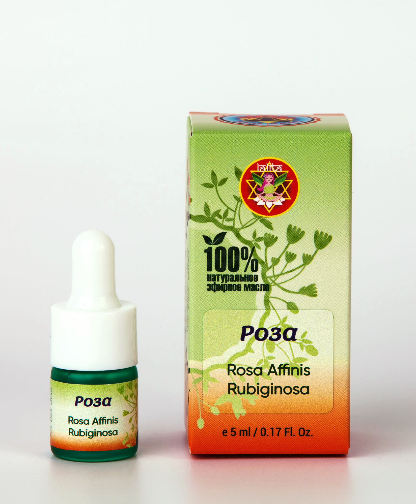 Роза (эфирное масло) / Rosa Affinis Rubiginosa / 5 мл / стекло / Prana Healing / LALITA®