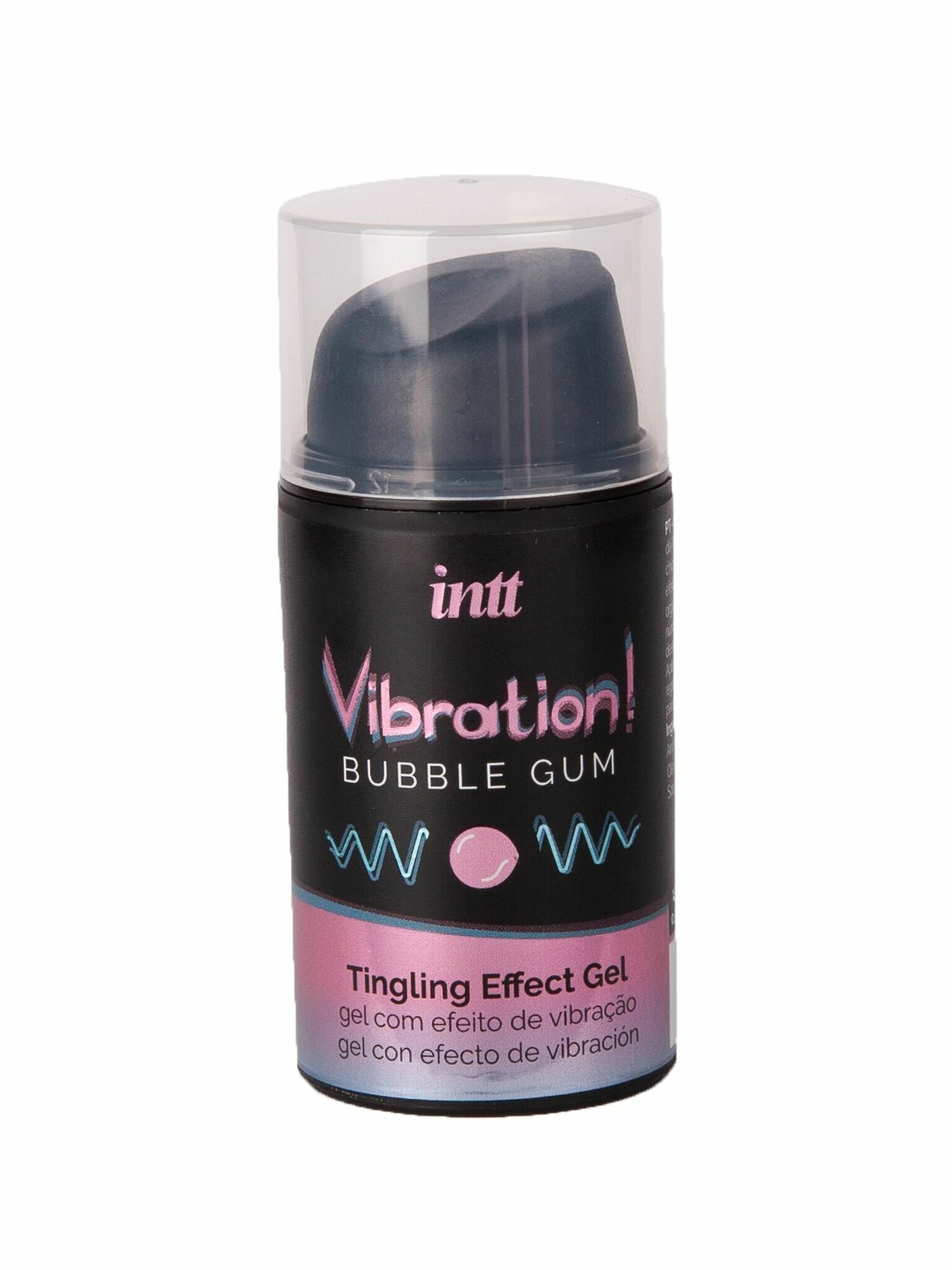 Возбуждающий гель с эффектом вибрации, Intt Vibration! Bubble Gum, 15 мл