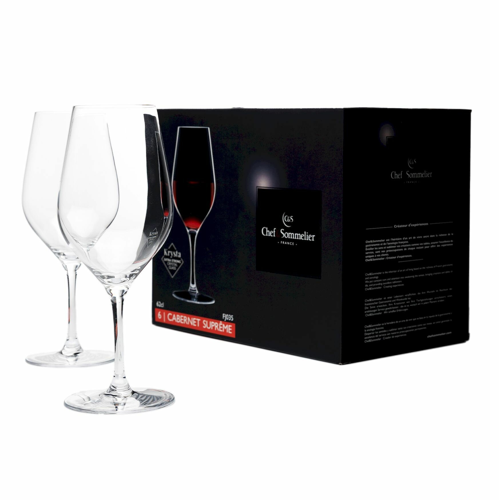 Бокалы для вина Chef&Sommelier Cabernet Supreme 620 мл. / 6 шт.