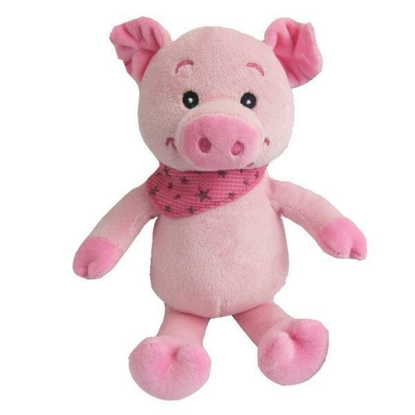 Мягкая игрушка для собак Поросенок, 10 см (розовый)