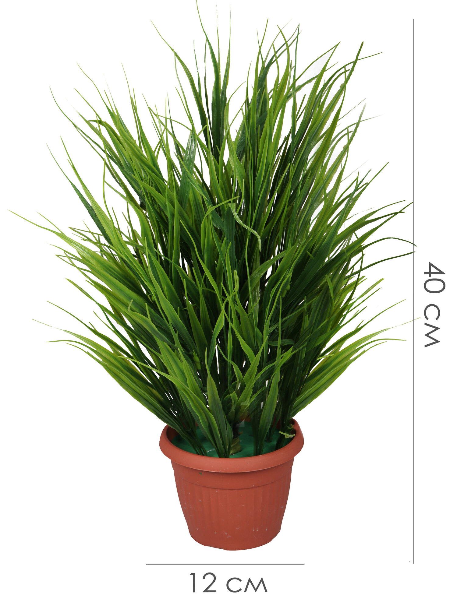 Искусственная Осока в горшке от бренда Holodilova