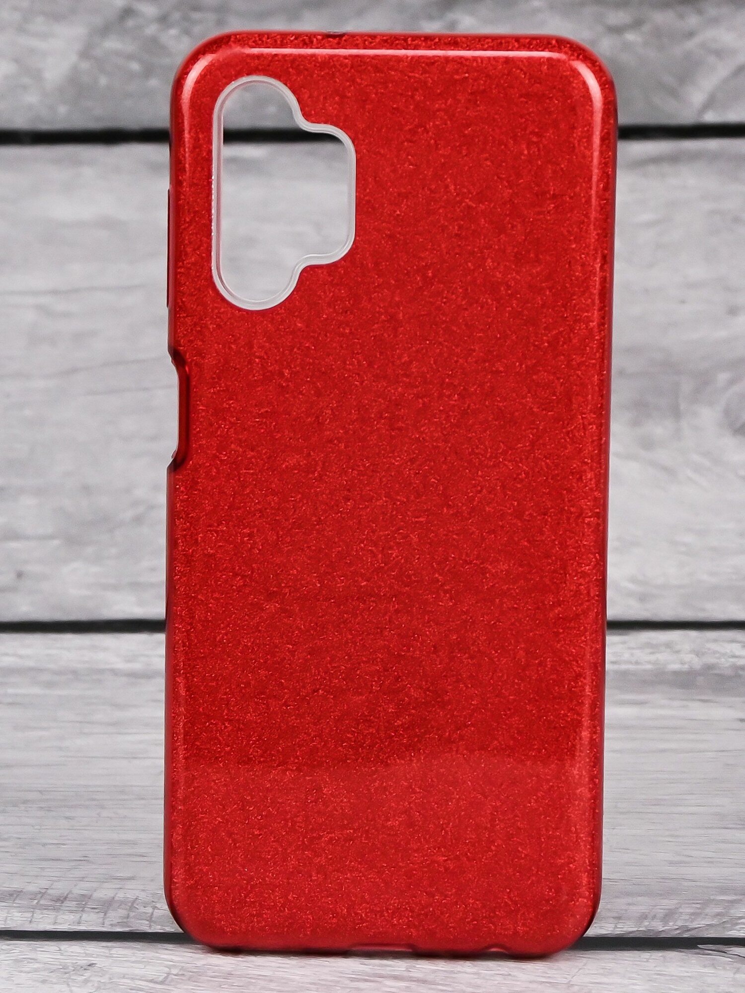 Силиконовый чехол бампер на смартфон Samsung Galaxy A13 4G переливающийся с блестками, защитная блестящая накладка для телефона Самсунг Галакси а13