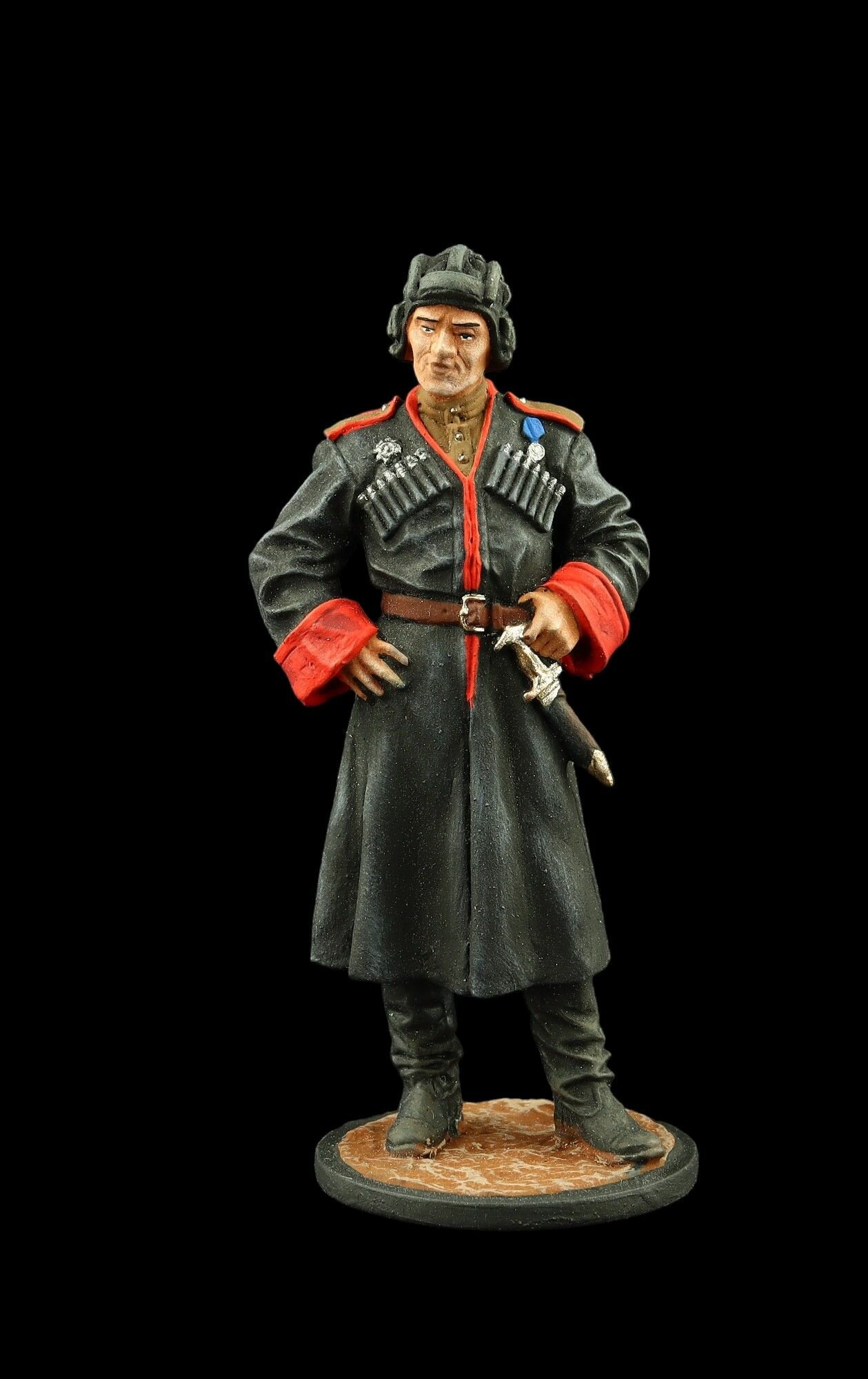 Оловянный солдатик: Казак 1448-го самоходно-артиллерийского полка,1944-45 гг.