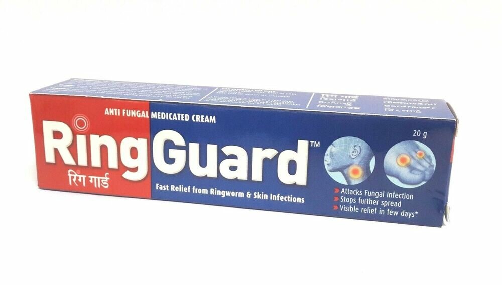 RING GUARD cream (Ринг Гард противогрибковый крем), 20 г.