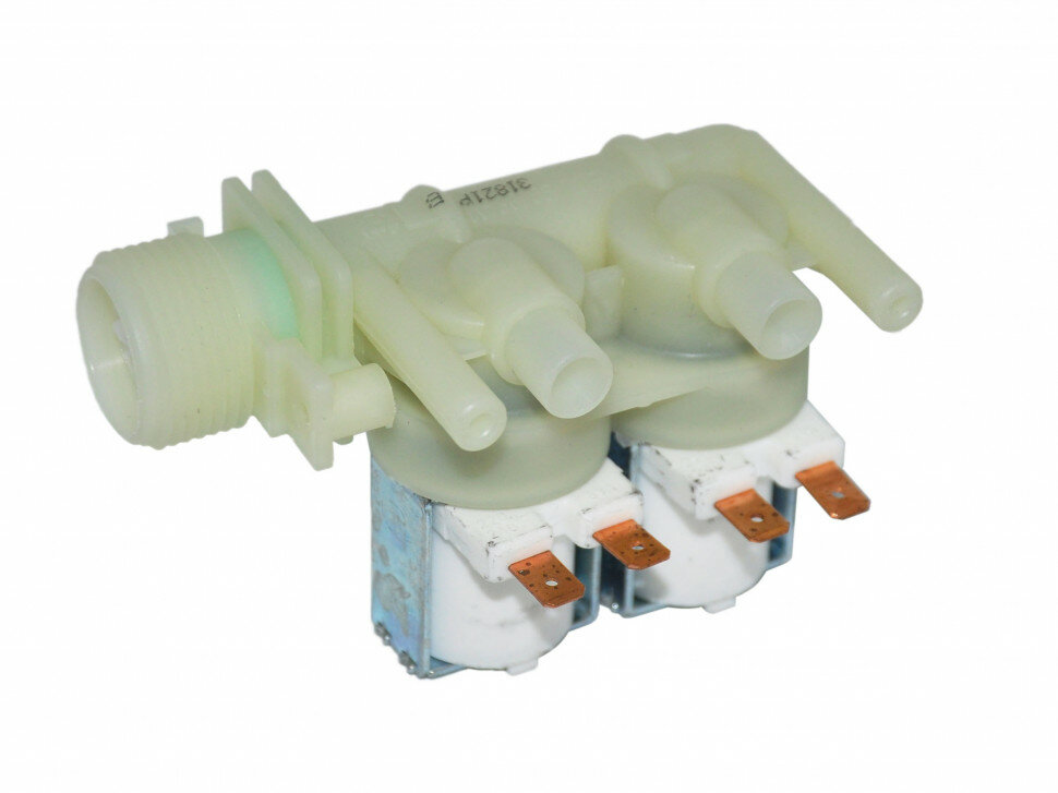 Клапан заливной стиральной машины 2 x 90 (клеммы раздельно) Атлант 908092000950, Indesit C00066518 VAL020ID
