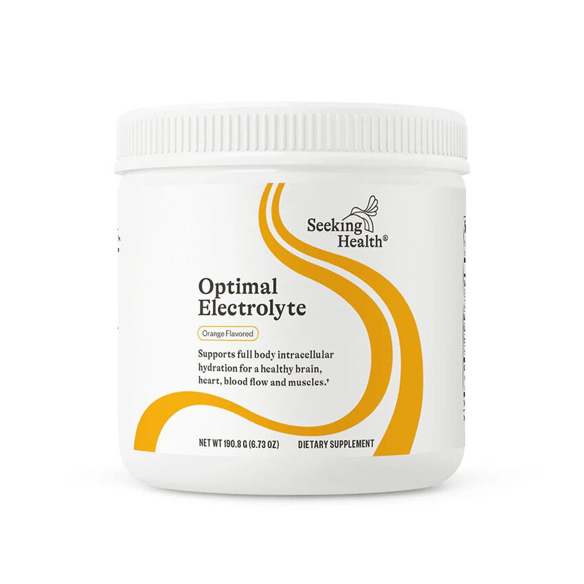 Seeking Health, Optimal Electrolyte, электролиты, вкус апельсина, 190.8 г
