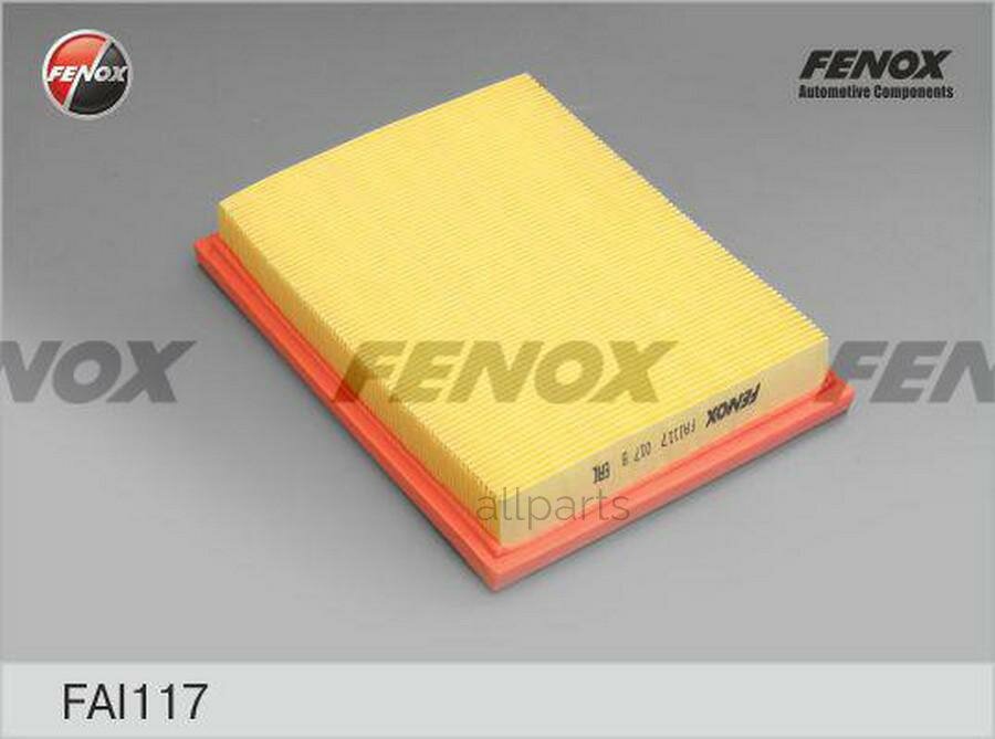 FENOX FAI117 Фильтр воздушный Ford Fiesta 01-08 1.25-1.6, Fusion 02- 1.25-1.6, M FENOX FAI117
