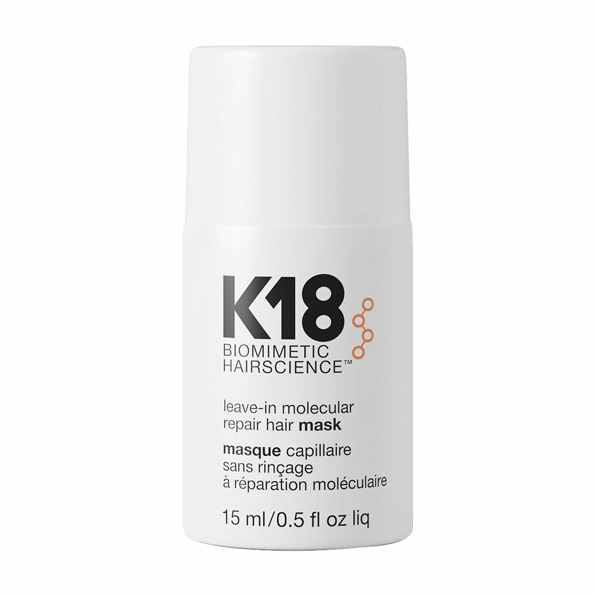 K18 маска для волос Biomimetic Hairscience Leave-In Molecular Repair Hair Mask 15ml