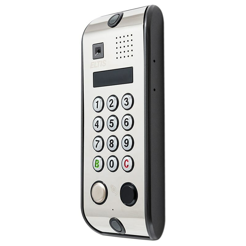 DP5000. B2-KEDC43 (нерж. полированная) блок вызова домофона Eltis