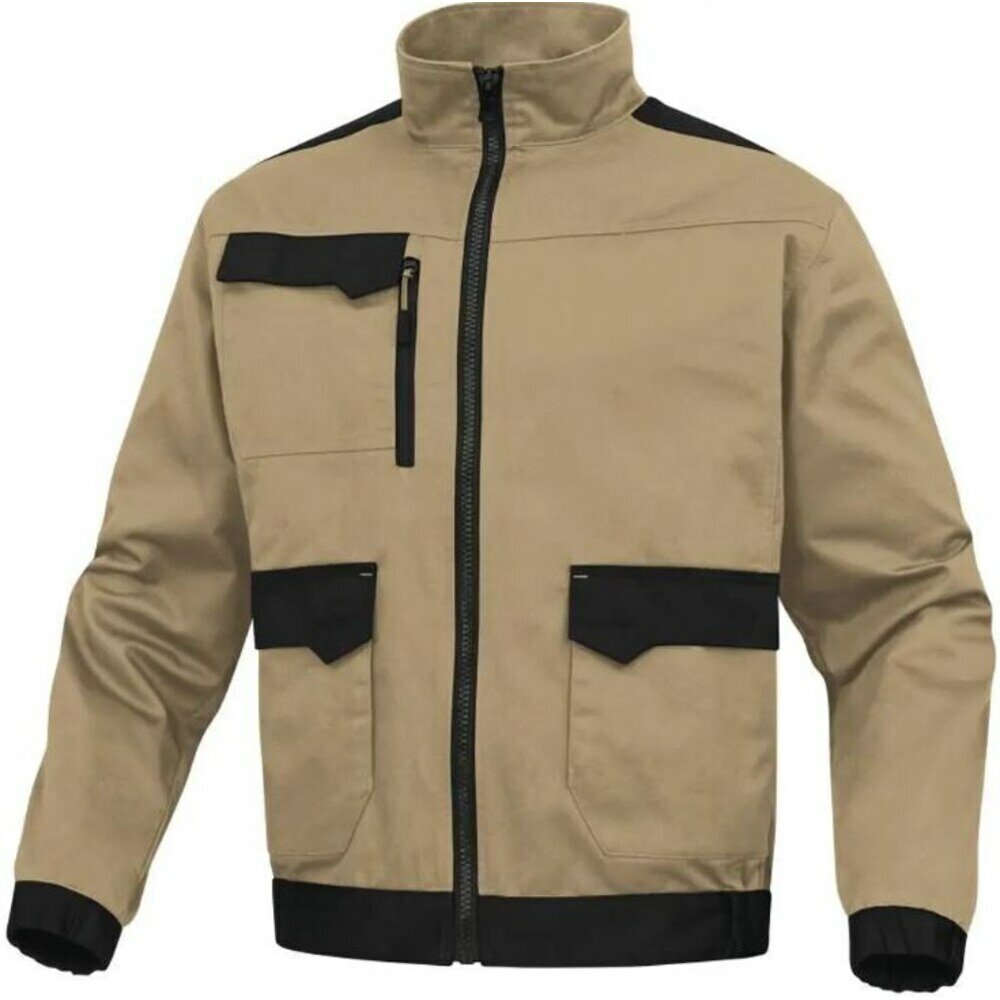Куртка рабочая Delta Plus Mach 2 48-50 рост 164-172 см бежевая/черная