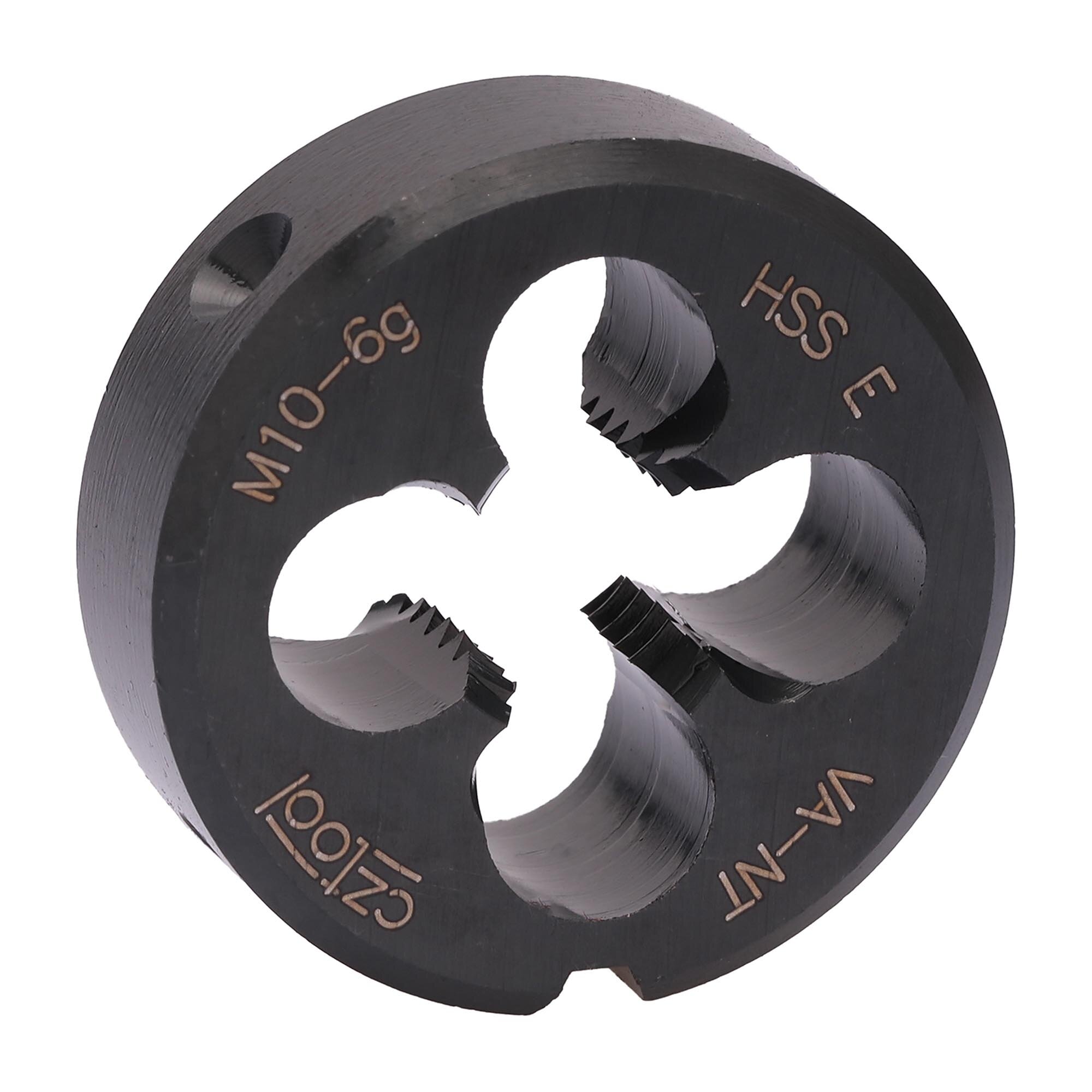 Плашка с стружколомом Bucovice Tools М10х1,5 HSSE-VA-NT DIN EN 22568 6g 30х11мм 301100