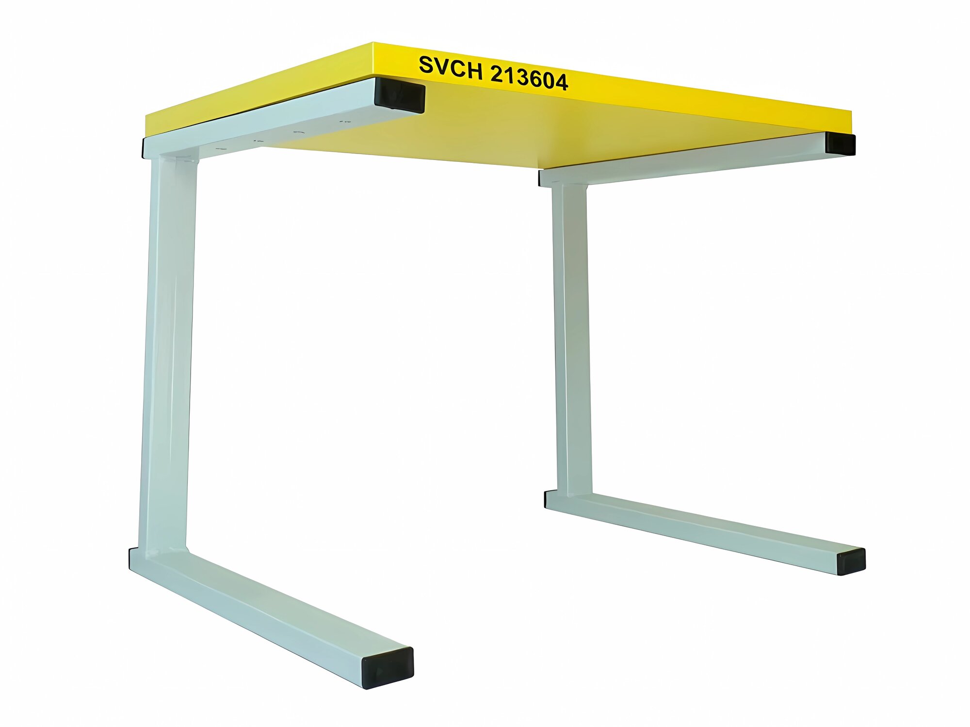 Полка для микроволновки GARROSS "SIBERIA 213604", одна полка 30х40 см, высота 32 см, каркас серый, цвет полки жёлтый