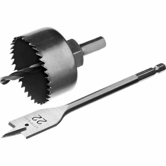 Набор для врезки замков, STAYER 3 шт: d54-22 мм