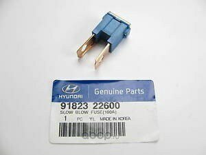 Предохранитель HYUNDAI/KIA 91823-22600, 100 А, для Hyundai Accent/Elantra/Matrix/Sonata