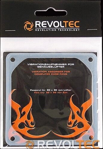 Прокладка для уменьшения вибрации Revoltec RZ013 80мм для вентилятора корпуса ПК