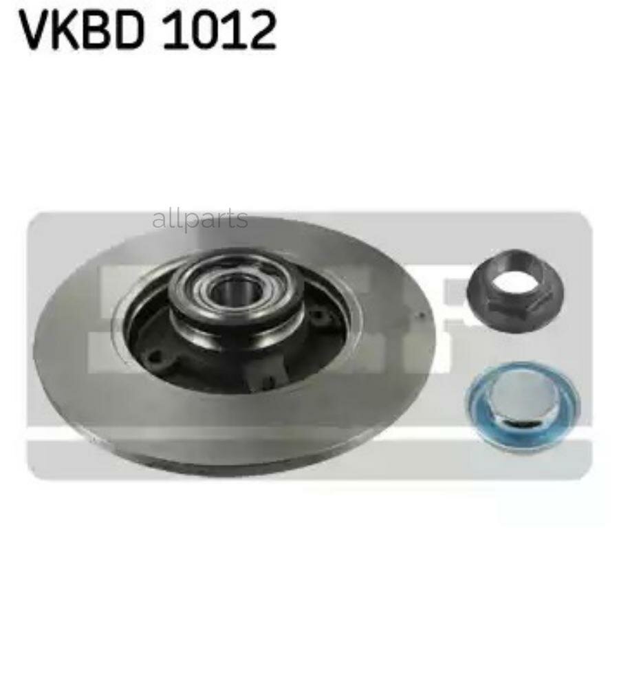 SKF VKBD 1012 Диск тормозной задний с подшипником SKF VKBD 1012