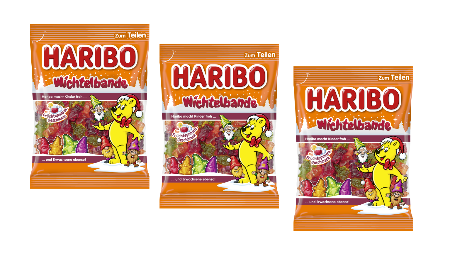 HARIBO WICHTELBANDE, (Банда Леприконов), ( 3 уп. х 200 гр.), Германия