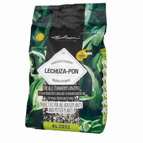 Субстрат для растений LECHUZA PON 6 LuxuryPlants, с биогумусом, 1 кг