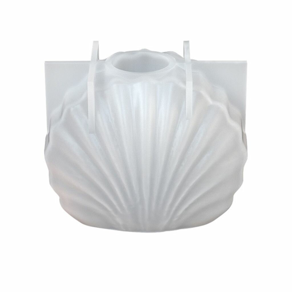 Силиконовая форма для вазы-ракушки