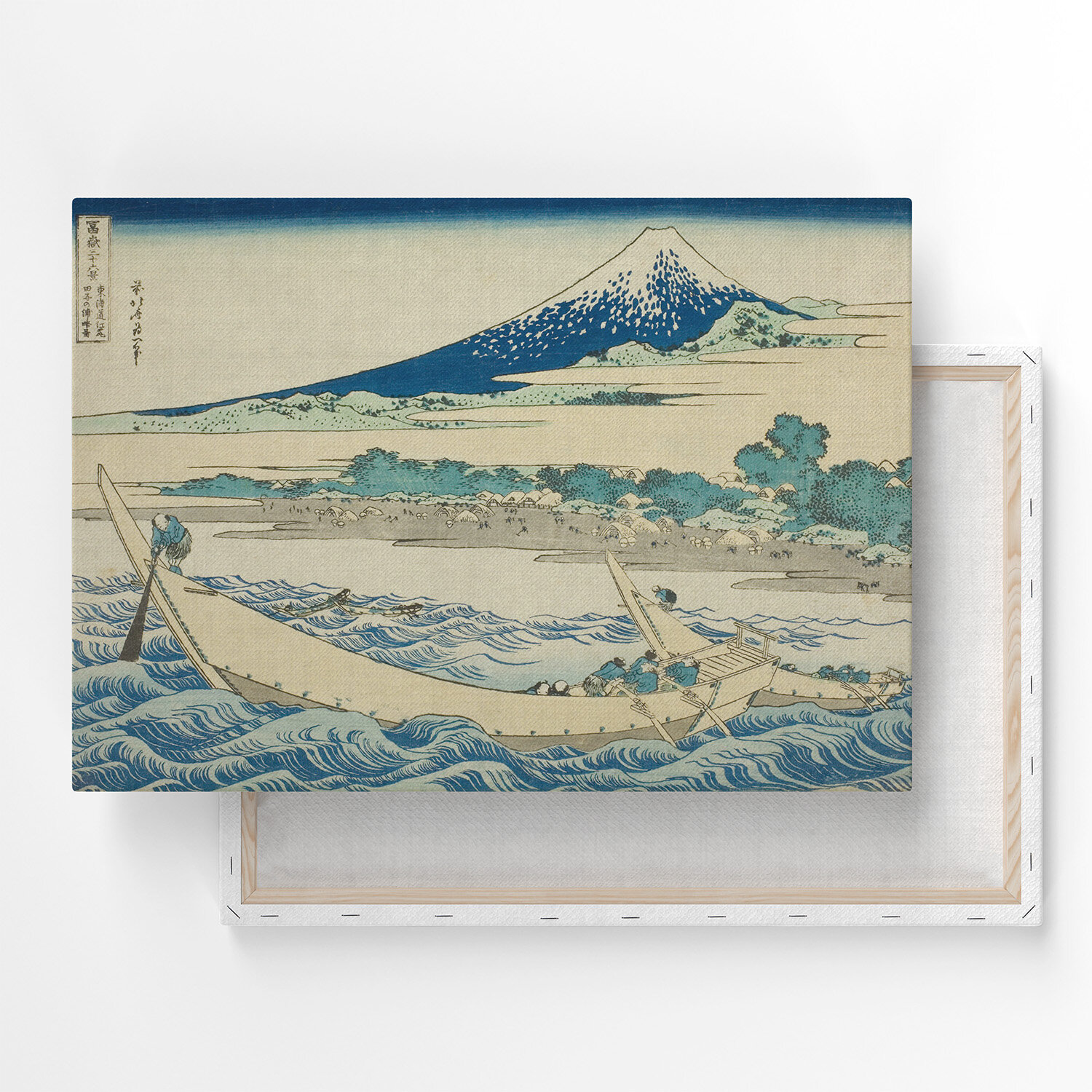 Картина на холсте, репродукция / Кацусика Хокусай / Размер 60 x 80 см