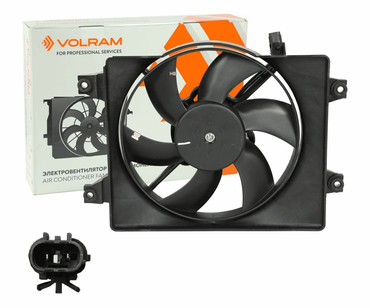 Электровентилятор кондиционера Volram VR28151 Hyundai Accent 2 (Tagaz) МКПП