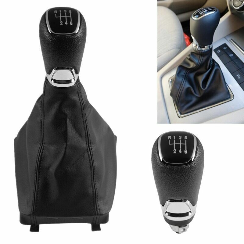 Ручка КПП для Skoda (Шкода) Octavia A7 2013-2020, с чехлом, 6 передач