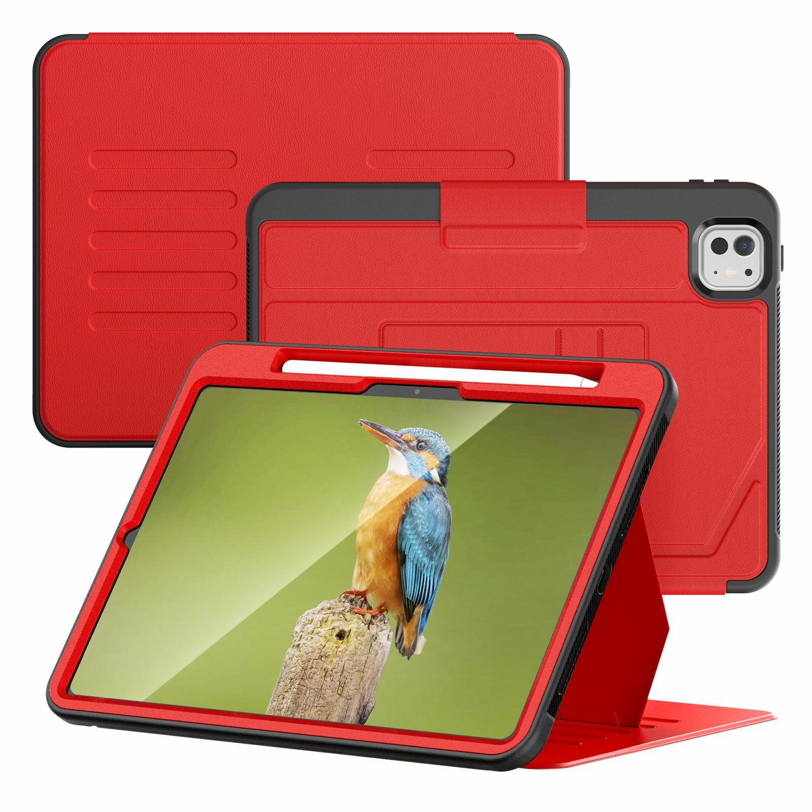 Чехол для iPad Pro 11 2024 (M4)Защитный чехол от падений, подставка и прорезь для пера