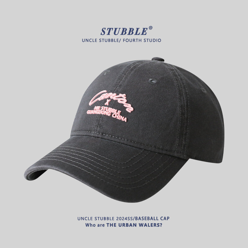 Высококачественная бейсболка для мужчин и женщин, универсальная кепка в корейском стиле с мягким верхом и широкими полями, закрывающими маленькое лицо, модная летняя шляпа от солнца