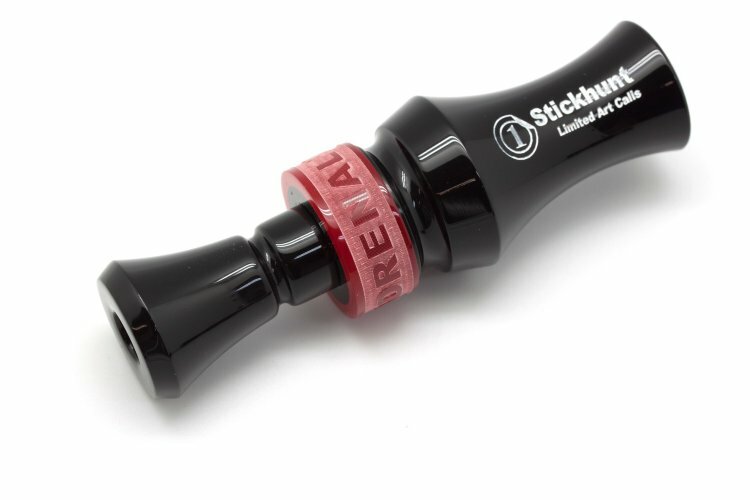 Манок духовой на утку акриловый Stickhunt ArtCalls Adrenaline 2 лепестка Чёрный