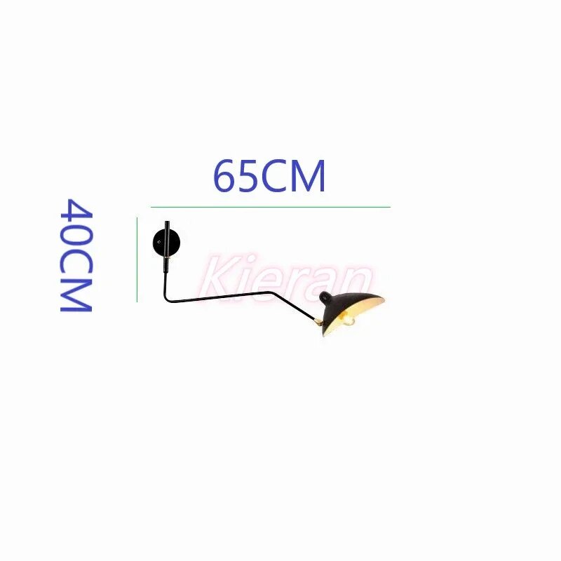 Настенные светильники Lava Corki Nordic Rotary Long Pole, With plug, 1-head-Small