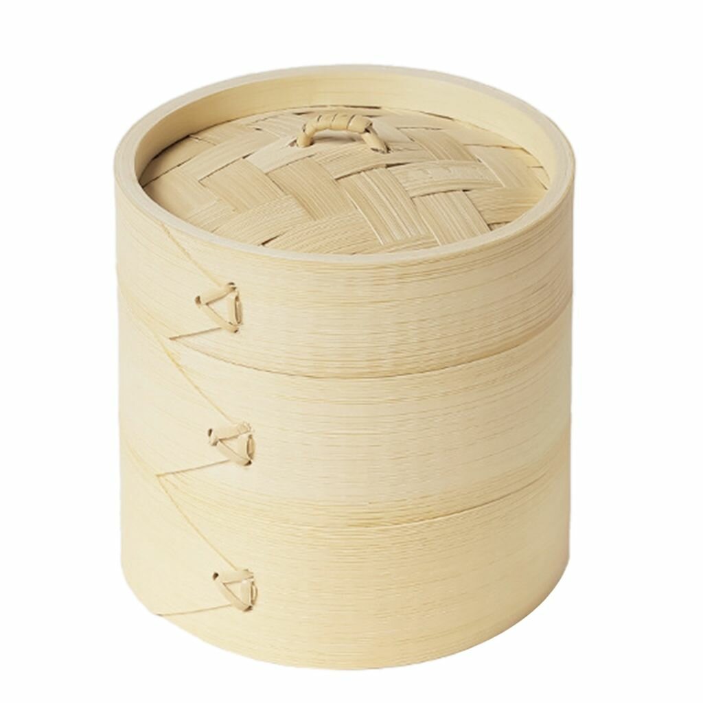 Набор столовых приборов походный, Пароварка для отдыха на открытом воздухе Snow Bowl Bamboo - средняя