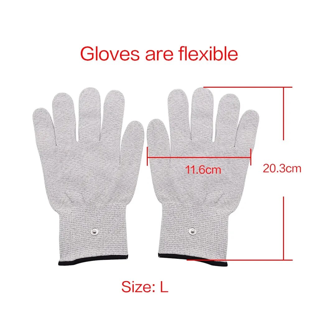 Электродные перчатки SALORIE для массажера L gloves