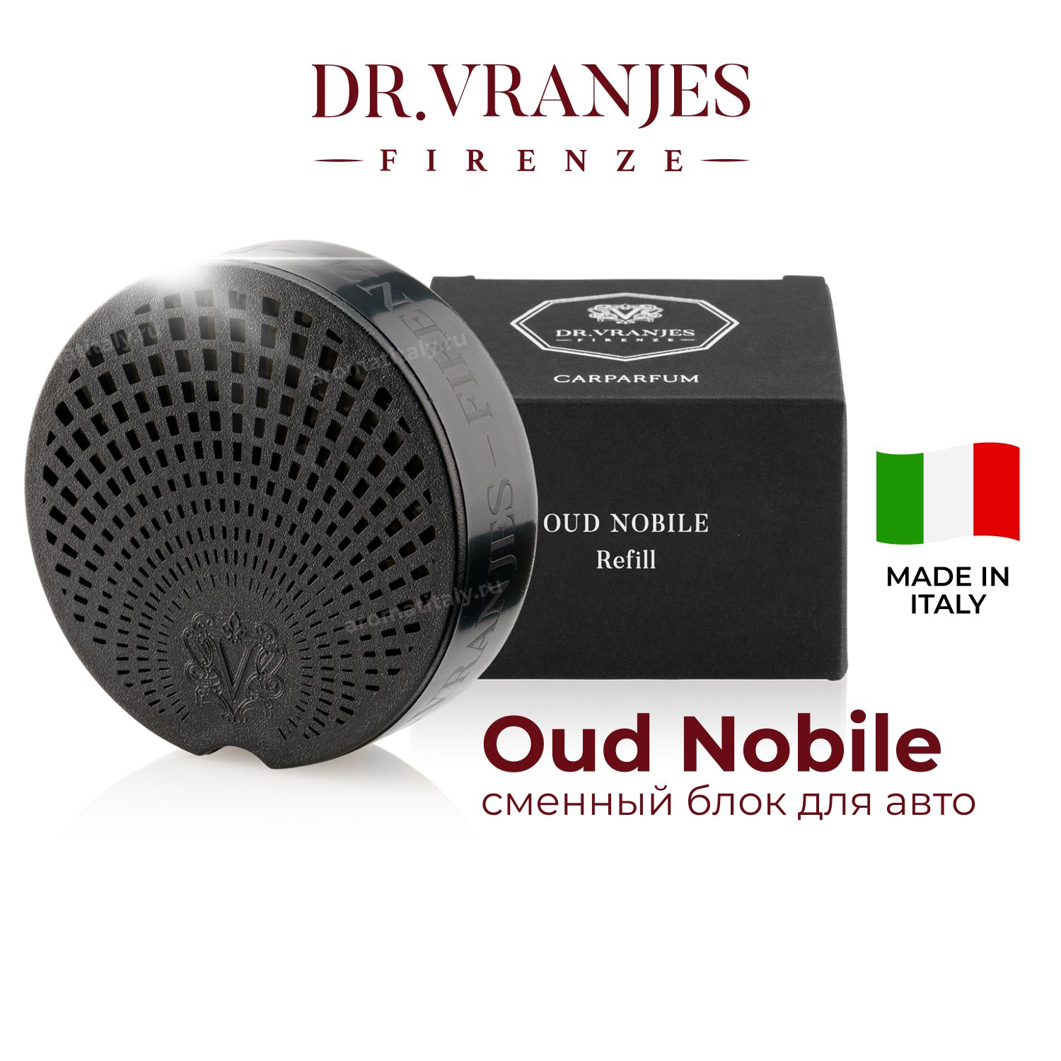 Dr.Vranjes - Carparfum Refill Oud Nobile Ароматизатор для авто (сменный блок) 28 гр