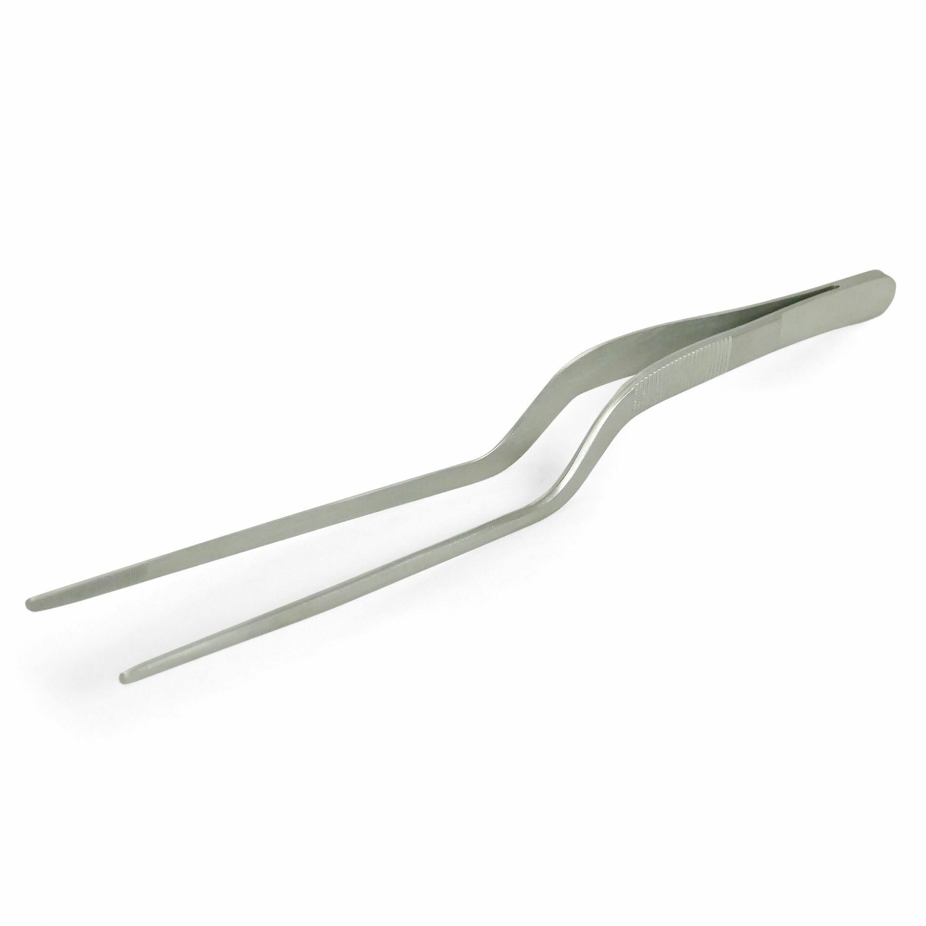 Кулинарный изогнутый пинцет, 20 см, нержавеющая сталь, Giesser.