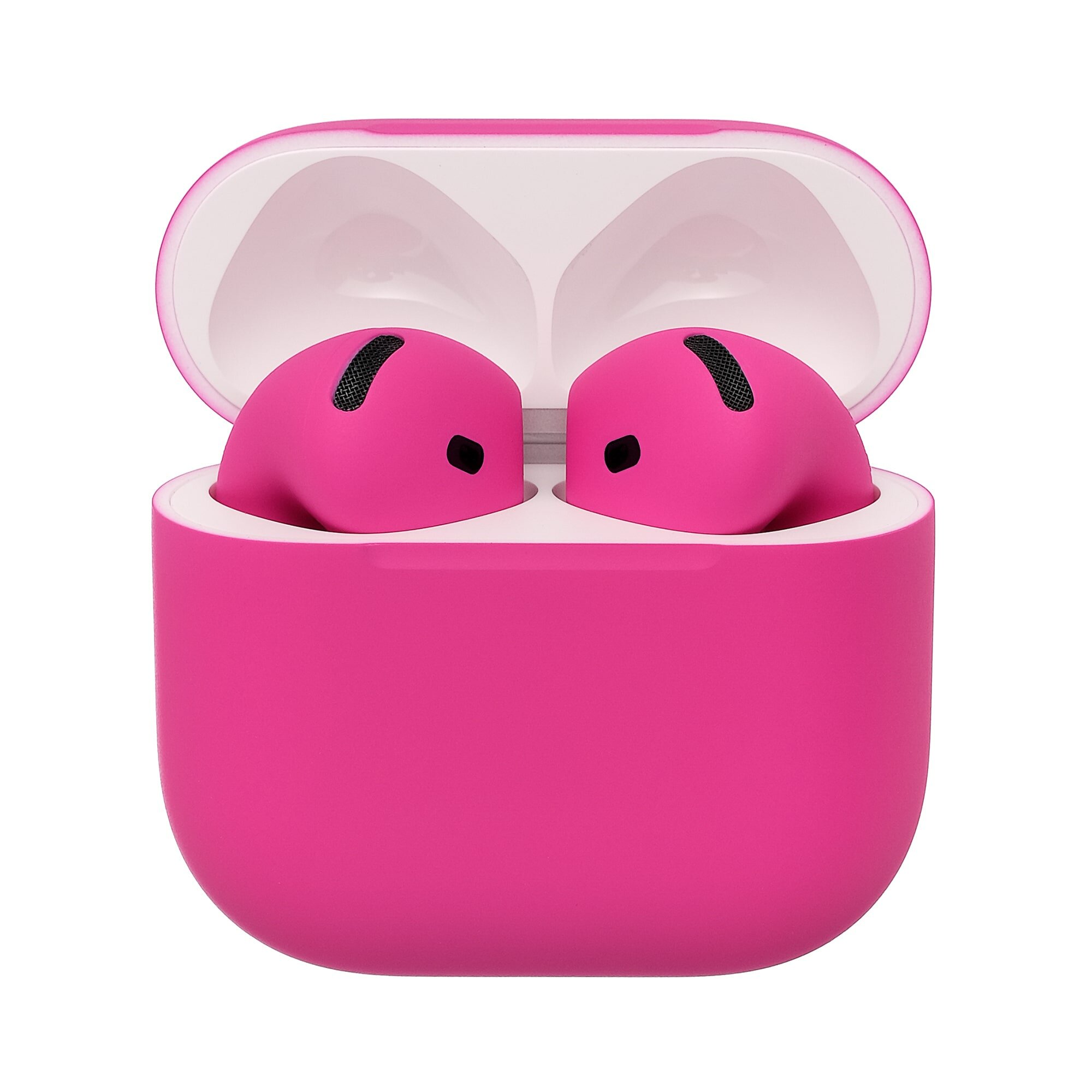 Беспроводные наушники Apple AirPods 4 (4-го поколения) USB‐C (Type-C) без активного шумоподавления custom, ярко-розовые