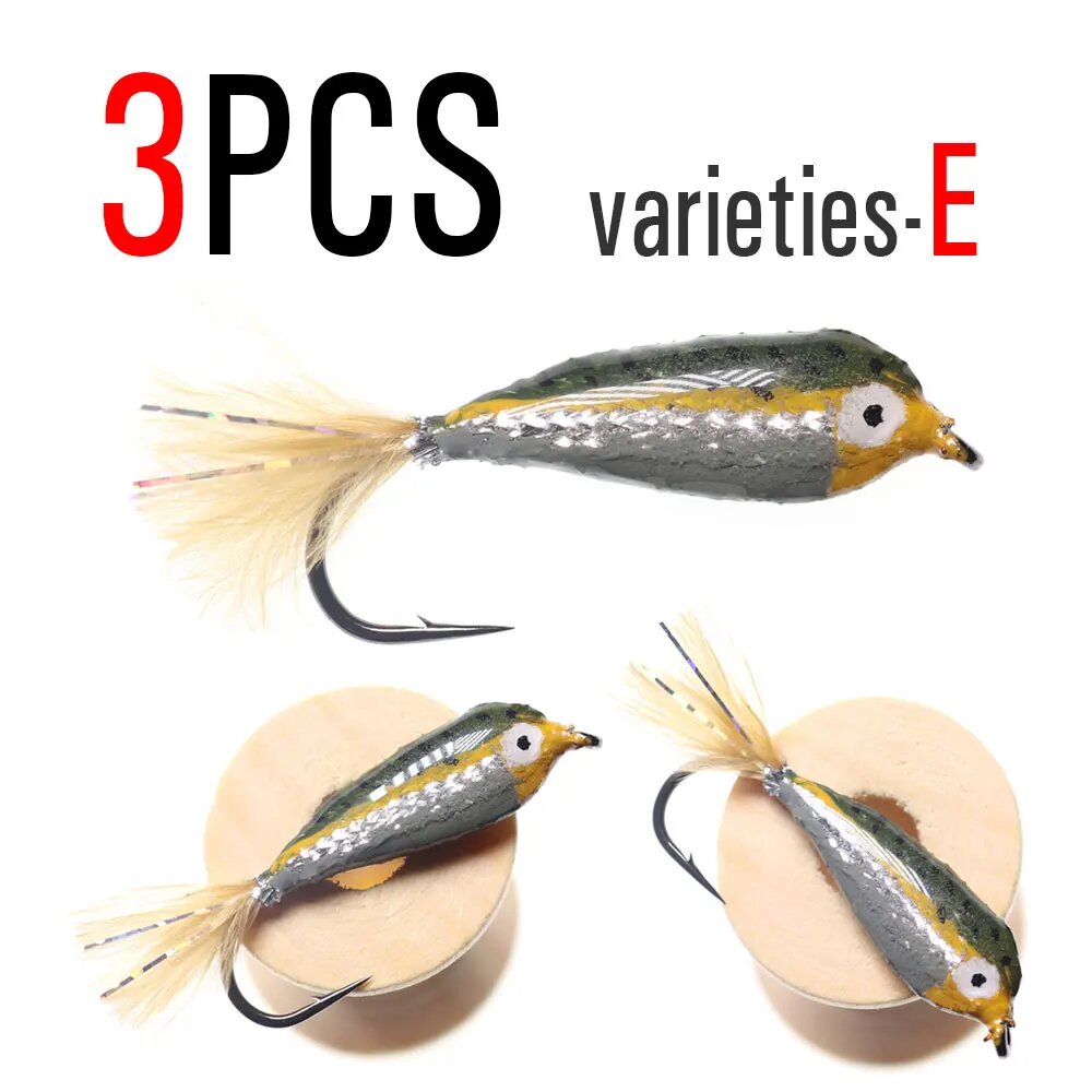 ICERIO Мушки для нахлыста 3 шт. 3PCS varieties E