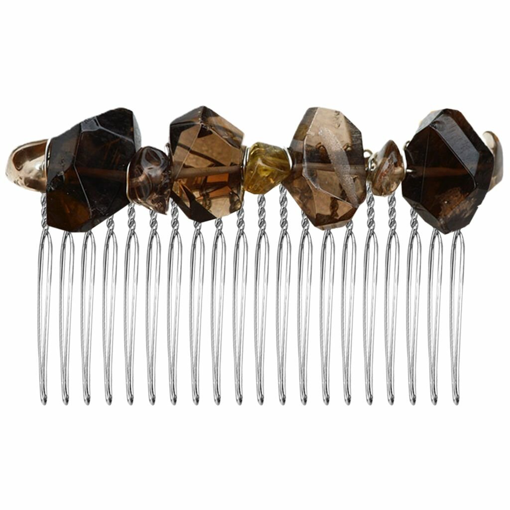 Гребень для волос из натурального хрустального камня