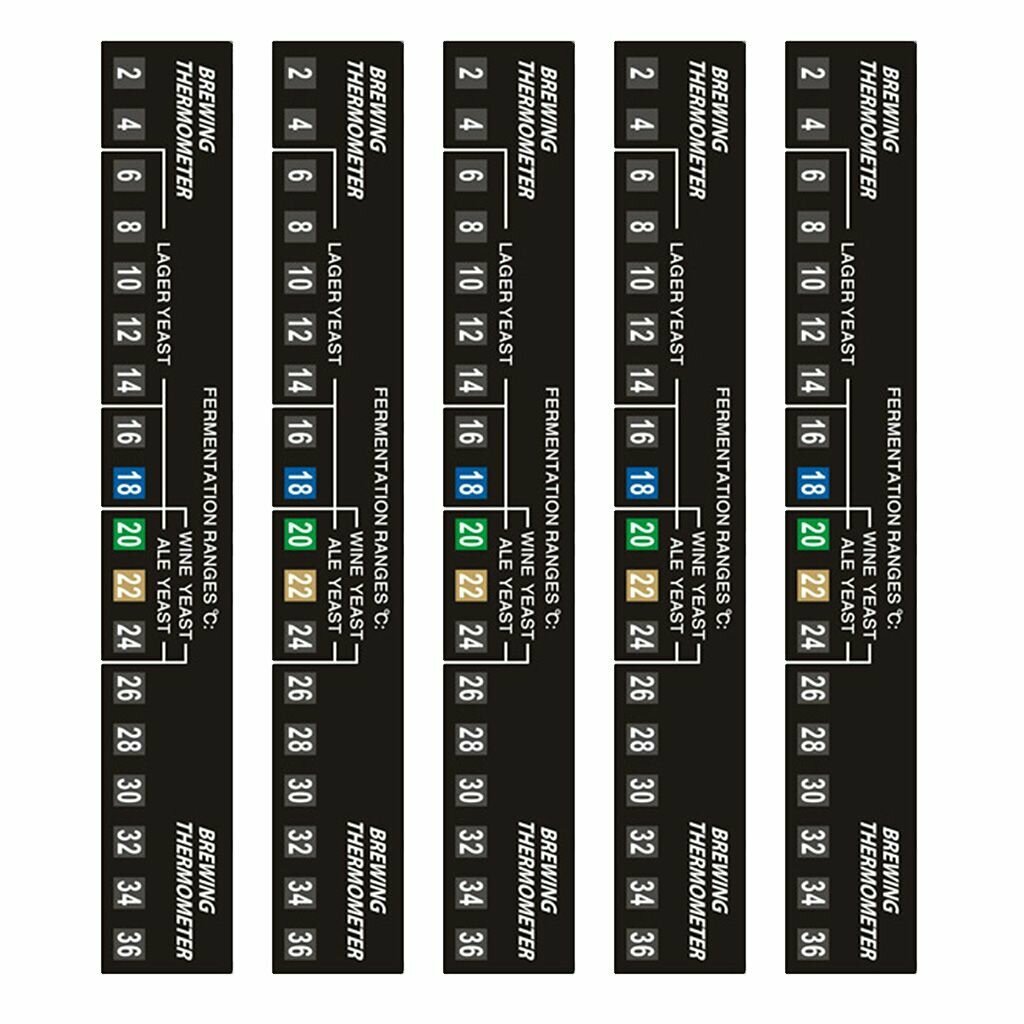 (5 шт 1 комплект) Термометр для красного вина-5 шт