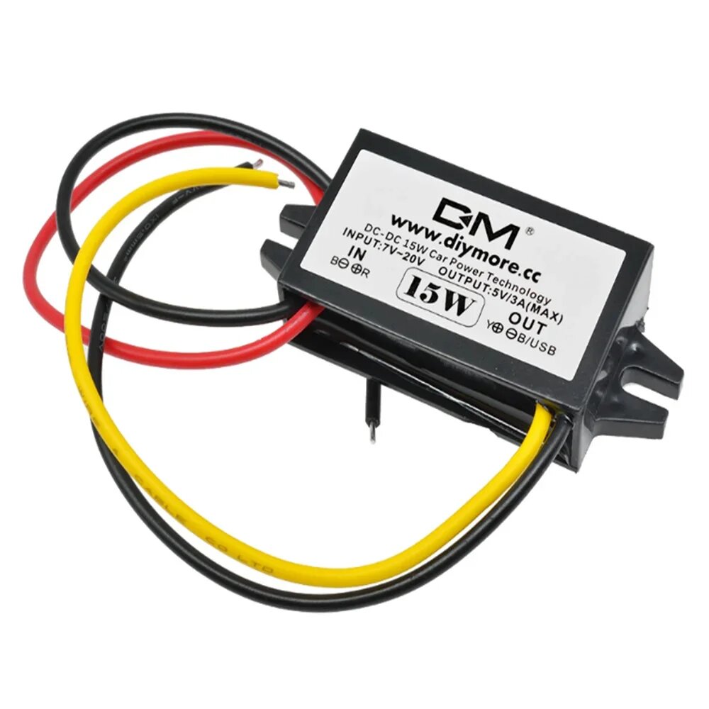 Aideepen DC-DC Конвертер Модуль 12В в 5В 3А