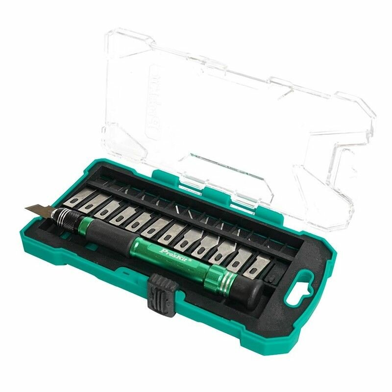 Скальпель с набором лезвий Pro'sKit PD-398