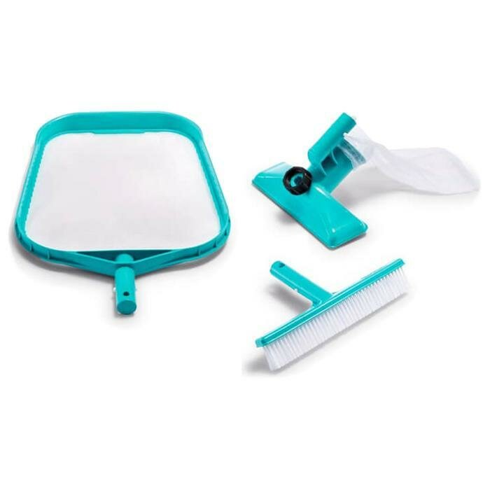 Набор для чистки бассейна Intex скиммер, вакуумная насадка, щетка (И29056)