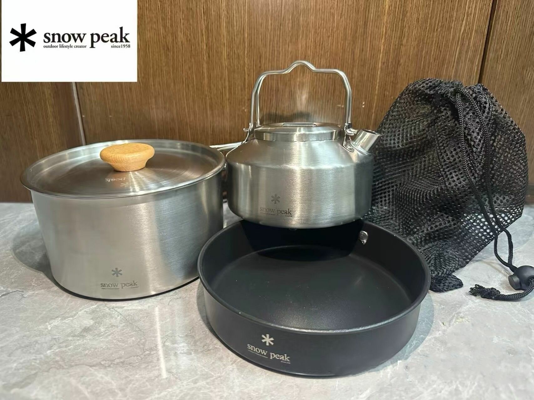 Набор посуды для кемпинга Snow Peak Outdoor