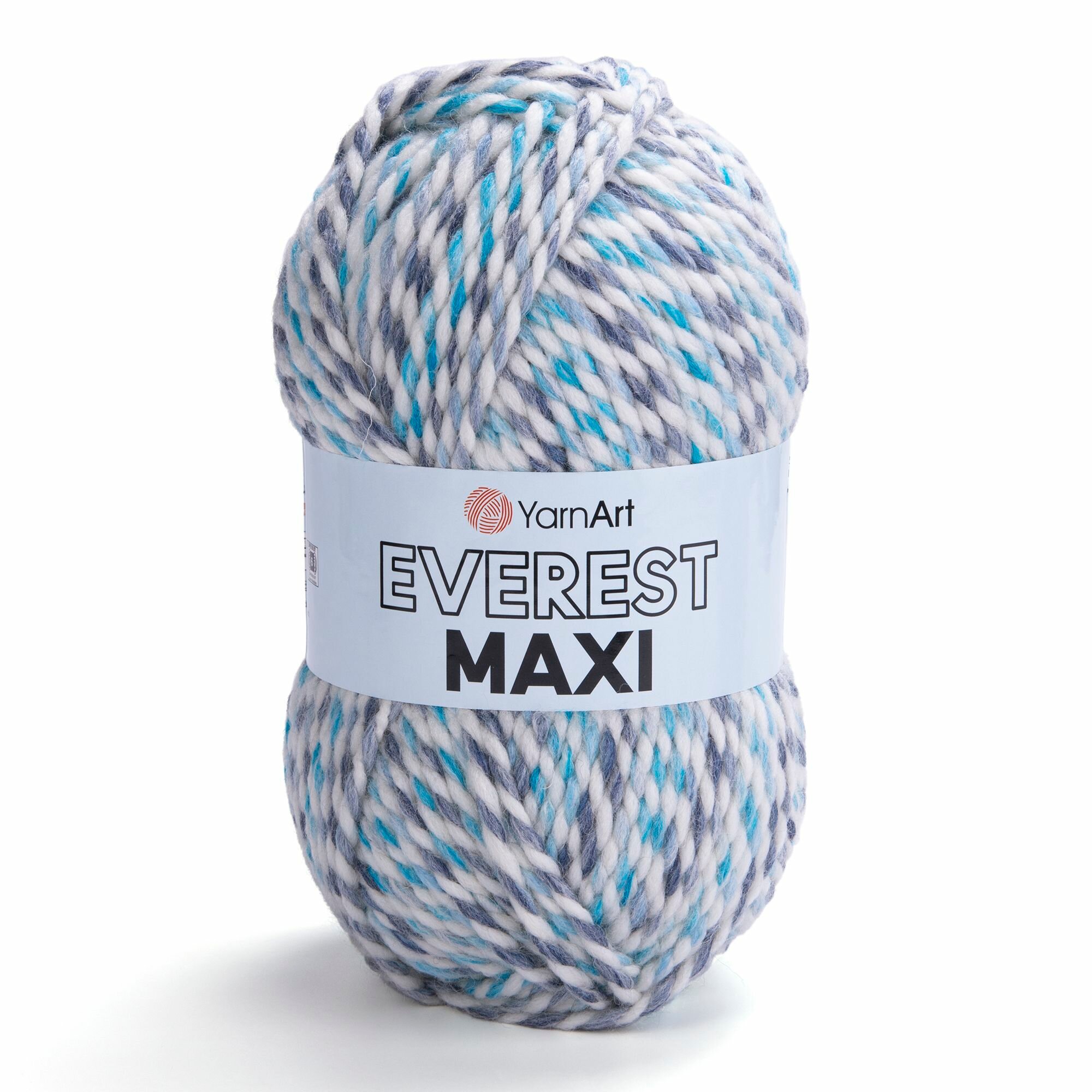 Пряжа YarnArt Everest Maxi цвет 8031 (200г/134м, упаковка 3 мотка)
