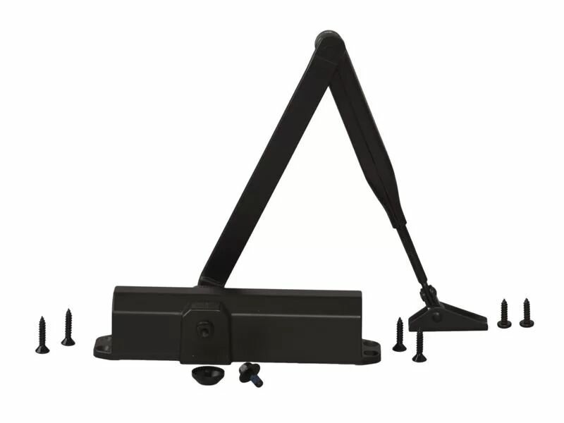 Доводчик dormakaba TS-Compakt Size2/3/4 с тягой, Темно-коричневый 1 шт.