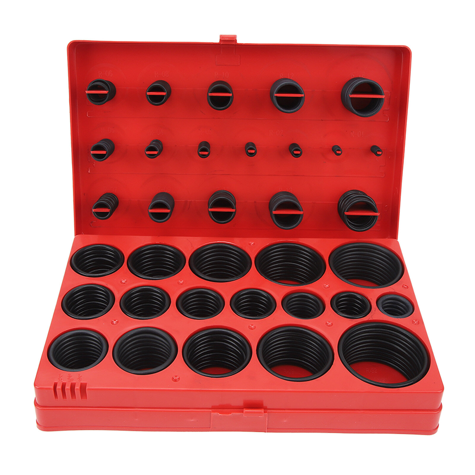 419 PCS O Ring Washer Assortment Kit Automotive Metric Nitrile Rubber Case Oil Proof for Repair