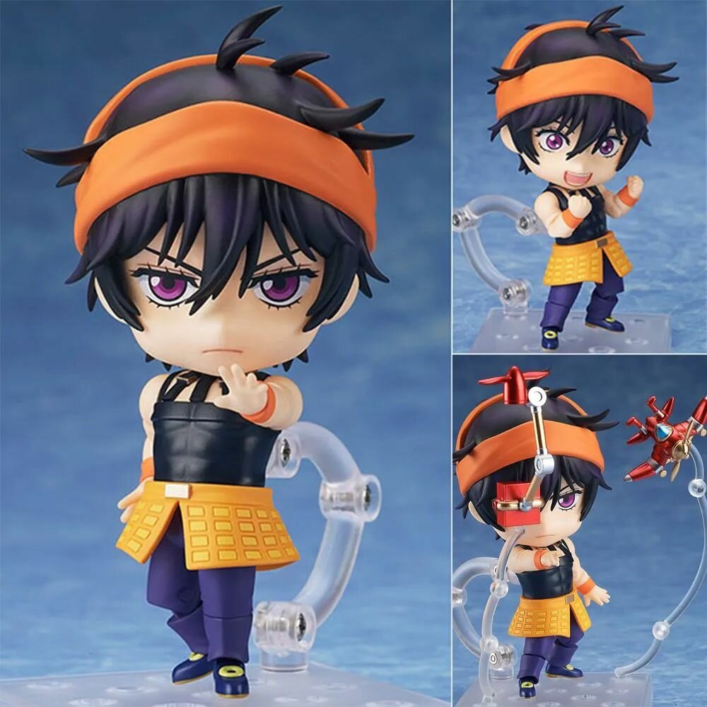Фигурка Невероятные приключения ДжоДжо Наранция Гирга / JoJo's Bizarre Adventure Golden Wind Narancia Ghirga Нендороид (10см) 1684