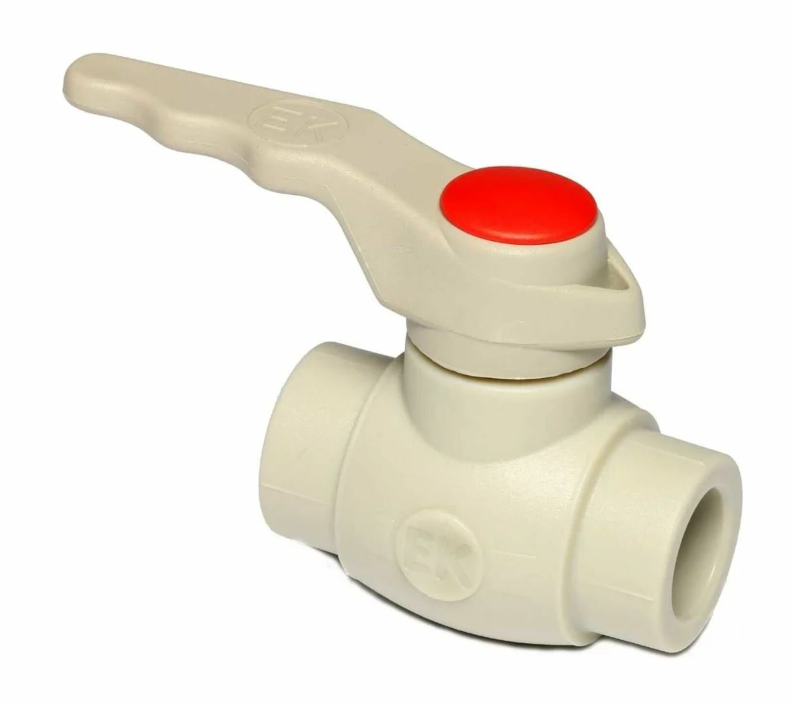 Кран шаровый ПП D63 Ekoplastik чехия / Гидропласт